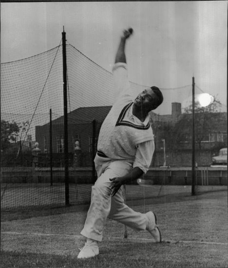 Charlie Griffith West Indies Cricketer Action Editorial Stock Photo ...