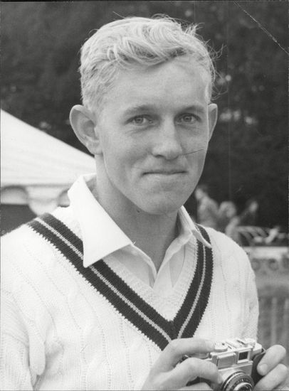 Cricketer Geoff Griffin South African Bowler Editorial Stock Photo ...