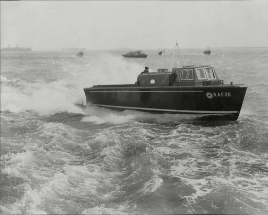 Raf Seaplane Tenders Traveling On Southampton Editorial Stock Photo ...
