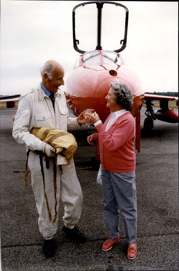 Test Pilot Neville Duke Wife Gwen Editorial Stock Photo - Stock Image ...