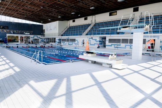 Poseidon Swimming Pool Brussels Editorial Stock Photo - Stock Image ...