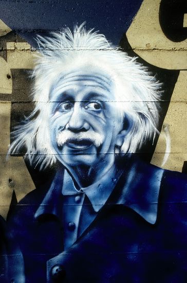 Graffiti Portrait Albert Einstein Street Art Editorial Stock Photo ...