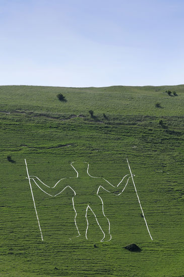 Long Man Wilmington Near Eastbourne East Editorial Stock Photo - Stock ...