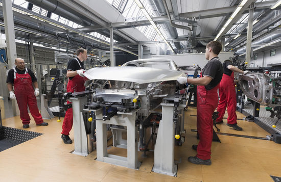 Audi Employees Assembling Frame Audi R8 Editorial Stock Photo - Stock ...
