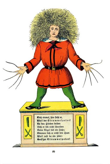 Book Illustration Der Struwwelpeter Shaggy Peter Editorial Stock Photo ...