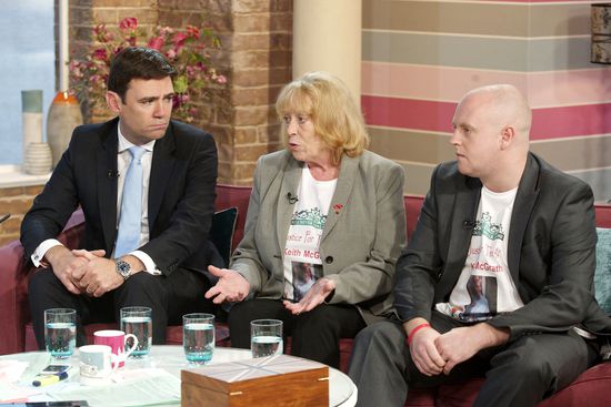 Andy Burnham Mary Corrigan Mark Corrigan Editorial Stock Photo - Stock ...