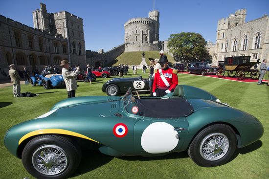 1956 Autin Martin Db3s9 Being Admired Editorial Stock Photo - Stock ...