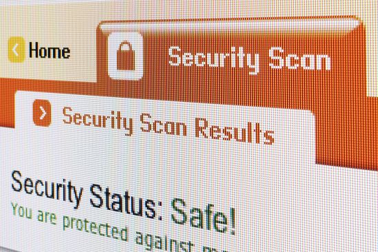 Screenshot Security Scan Status Safe Editorial Stock Photo - Stock ...
