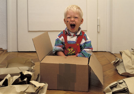 Model Released Twoyearold Boy Box Crying Editorial Stock Photo - Stock ...