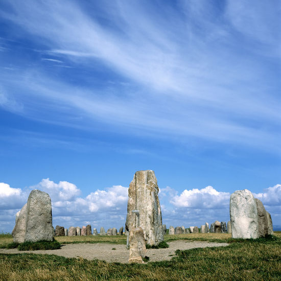 Ales Stones Ales Stenar Megalithic Monuments Editorial Stock Photo ...