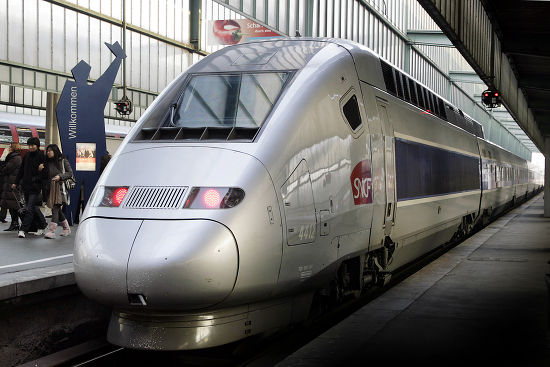 Tgv Highspeed Train On Stuttgart Paris Editorial Stock Photo - Stock ...