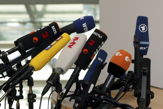 Microphones German Tv Channels Editorial Stock Photo - Stock Image ...