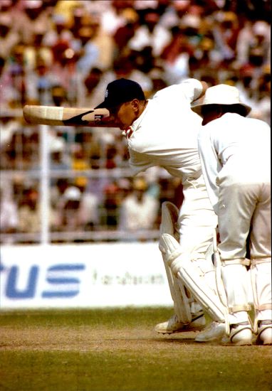 Neil Fairbrother England Cricketer Action Against Editorial Stock Photo ...