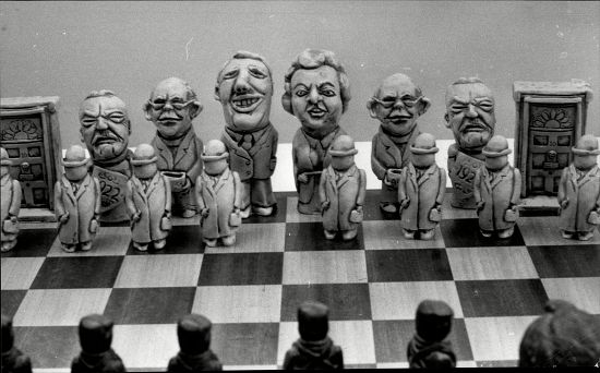 Political Chess Set Chess Twoplayer Board Editorial Stock Photo - Stock ...