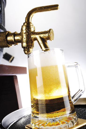 Freshly Tapped Glass Lager Editorial Stock Photo - Stock Image ...