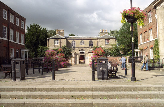 Wisbech Castle Museum Square Cambridgeshire Britain Editorial Stock ...