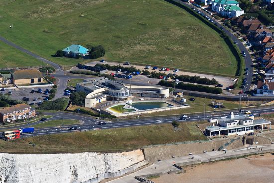 Aerial View Saltdean Tavern Lido Saltdean Editorial Stock Photo - Stock ...