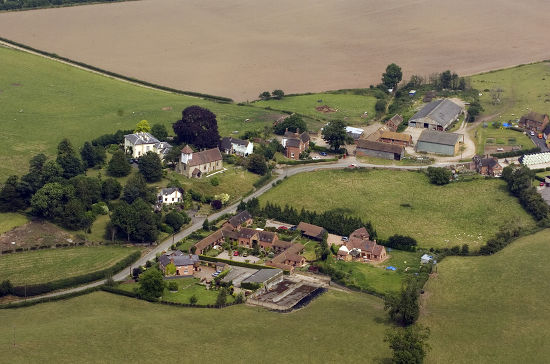 Aerial View Sheinton Near Much Wenlock Editorial Stock Photo - Stock ...