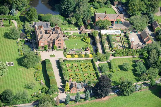 Aerial View Ludstone Hall Near Claverley Editorial Stock Photo - Stock ...