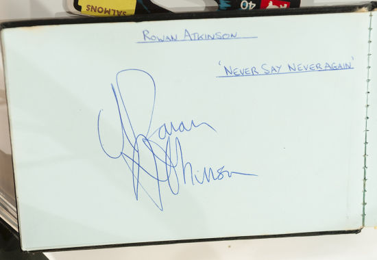 James Bond Movie Memorabilia Rowan Atkinson Editorial Stock Photo ...