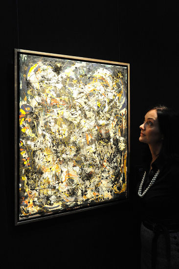 Jackson Pollock Number 4 1951 Editorial Stock Photo - Stock Image ...