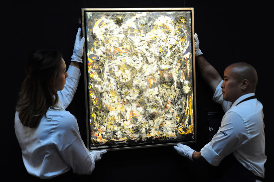Jackson Pollock Number 4 1951 Editorial Stock Photo - Stock Image ...