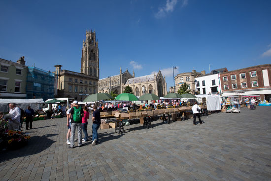 Market Square Boston Lincolnshire Editorial Stock Photo - Stock Image ...