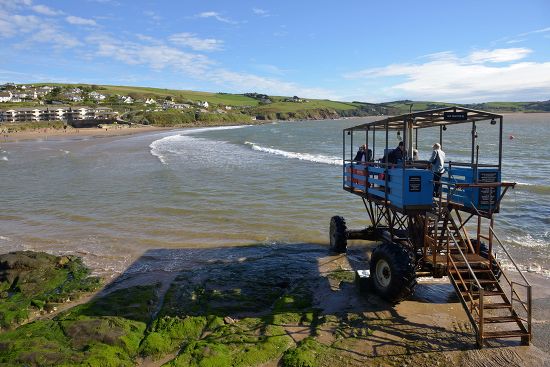 Sea Tractor That Ferries Guests High Editorial Stock Photo - Stock ...