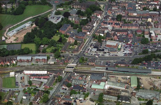 Aerial View Lichfield Junction St John Editorial Stock Photo - Stock ...