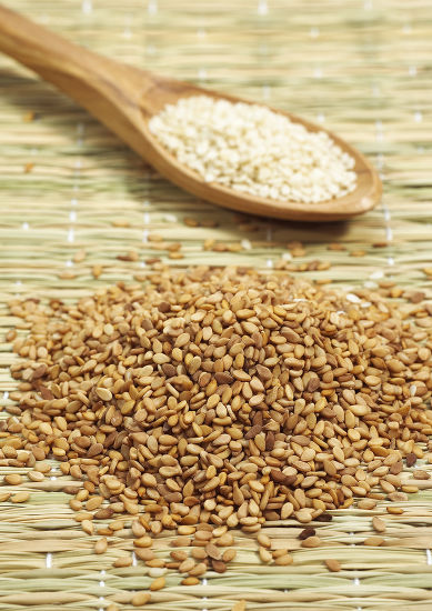 Seeds Natural Sesame Gold Coloured Sesam Editorial Stock Photo - Stock ...
