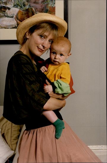 Actress Kate Buffery Her Son Harry Editorial Stock Photo - Stock Image ...