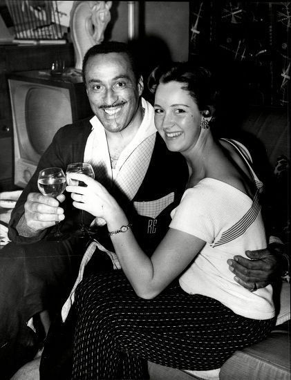 Singer Bandleader Ray Ellington Fiancee Later Editorial Stock Photo ...