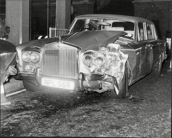 Smashed Rolls Royce Motor Car Belonging Editorial Stock Photo - Stock ...