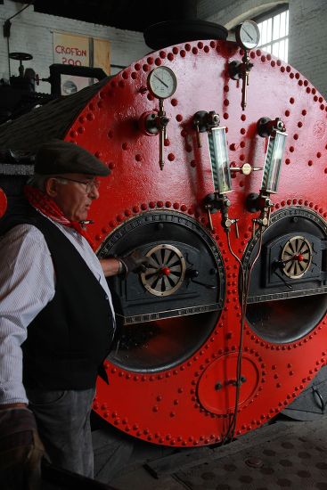 Stoking Boiler Crofton Pumping Station Crofton Editorial Stock Photo ...