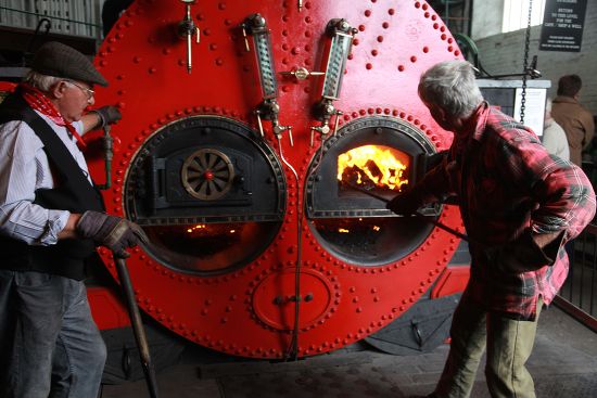 Stoking Boiler Crofton Pumping Station Crofton Editorial Stock Photo ...