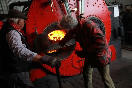 Stoking Boiler Crofton Pumping Station Crofton Editorial Stock Photo ...