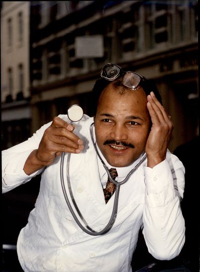 Lightheavyweight Boxing Champion Boxer John Conteh Editorial Stock ...