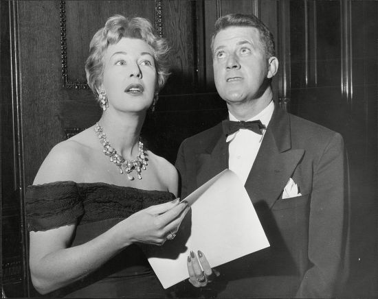 Actor Comedian Bernard Braden Wife Actress Editorial Stock Photo ...