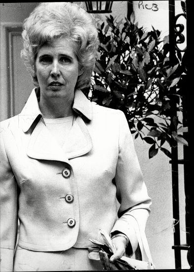 Lady Falkender Marcia Williams Private Political Editorial Stock Photo ...