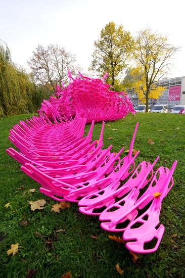 Bloom Installation Entrance Fair Editorial Stock Photo - Stock Image ...