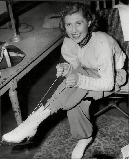 Figure Skater Ice Skater Cecilia Colledge Editorial Stock Photo - Stock ...