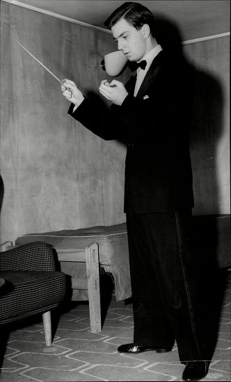 Young Conductor Piero Gamba Aka Pierino Editorial Stock Photo - Stock ...