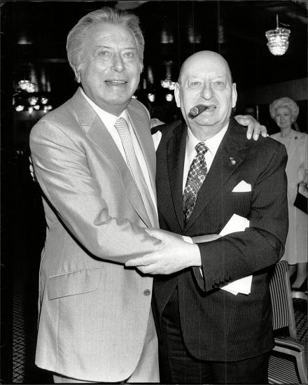 Lord Bernard Delfont Lord Lew Grade Editorial Stock Photo - Stock Image ...
