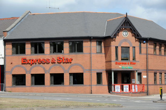 Express Star Newspaper Offices Cannock Staffordshire Editorial Stock ...