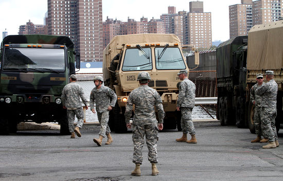 National Guard Soldiers 204th Engineers Battalion Editorial Stock Photo ...