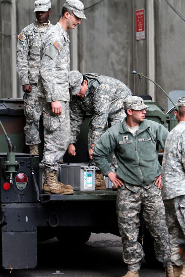 National Guard Soldiers 204th Engineers Battalion Editorial Stock Photo ...