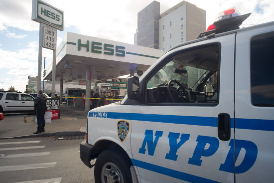 New York Police Keep Peace Gas Editorial Stock Photo - Stock Image ...