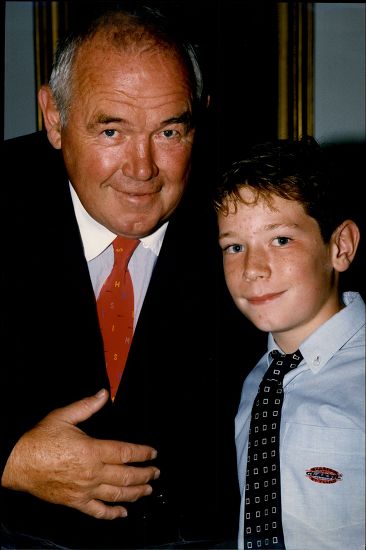 Swedish Boxer Ingemar Johansson His Grandson Editorial Stock Photo ...