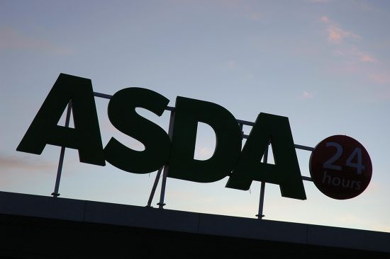 Silhouette Asda Sign Editorial Stock Photo - Stock Image | Shutterstock