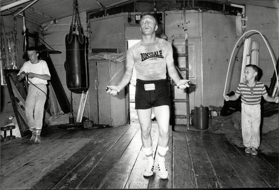 British Welterweight Boxer Colin Jones Training Editorial Stock Photo ...